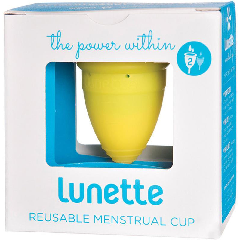 Lunette Reusable Menstrual Cup Model 2 - Yellow. — HUMM eco